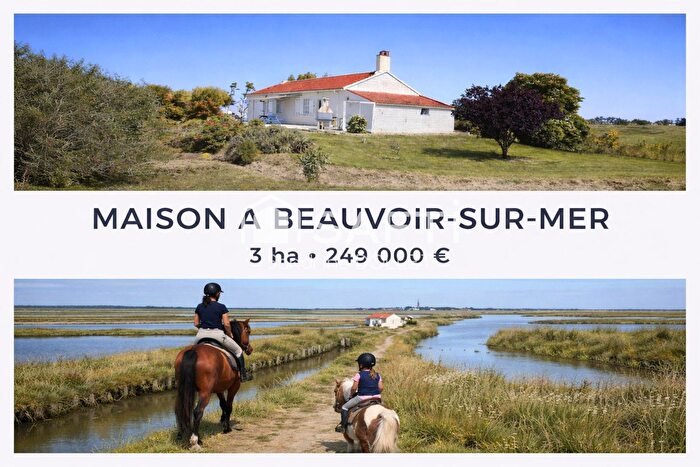 Maison à vendre - Beauvoir-sur-Mer - 6 pièces - 3 chambres