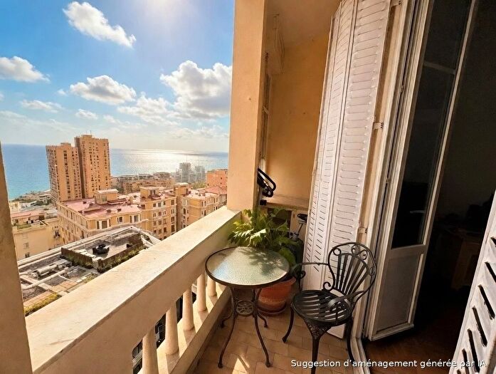 Appartement à vendre - Beausoleil, Centre-ville, Carnier - 2 pièces - 1 chambre