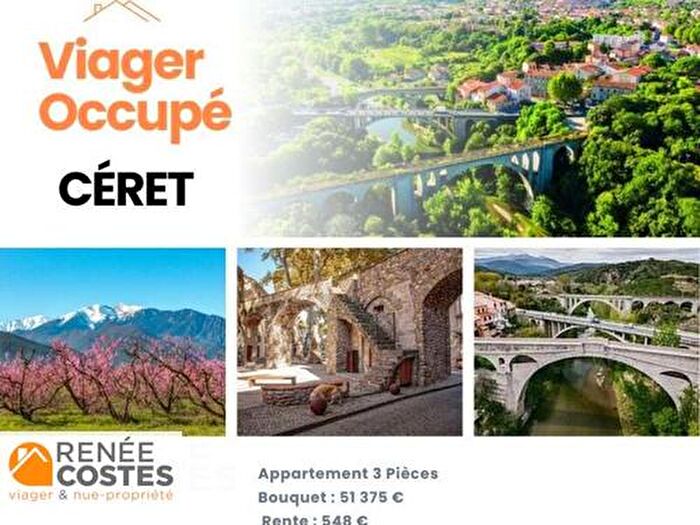 Appartement à vendre - Céret - 3 pièces - 2 chambres