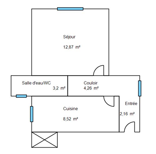 Appartement à vendre - Nice, Saint-Sylvestre - 1 pièce