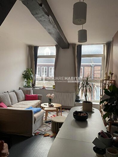 Appartement à louer - Lille, Vieux Lille - 2 pièces - 1 chambre