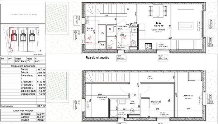 Maison 4 pièces à Poule-les-Écharmeaux, à louer