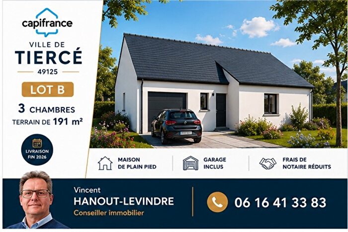 Maison 5 pièces à Tiercé, à vendre