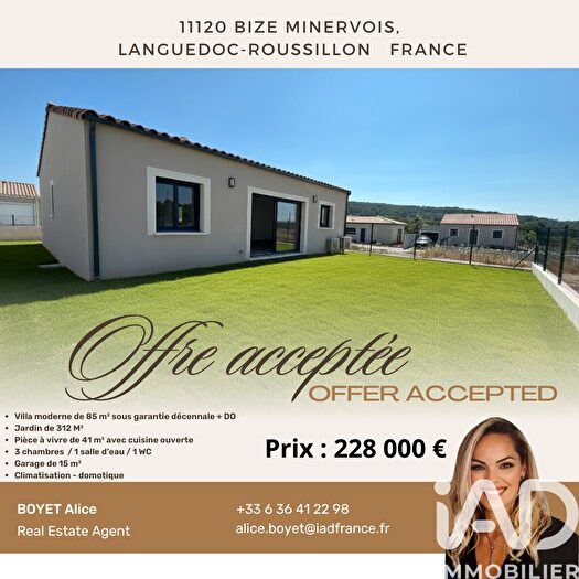 Maison à vendre - Bize-Minervois - 4 pièces - 3 chambres