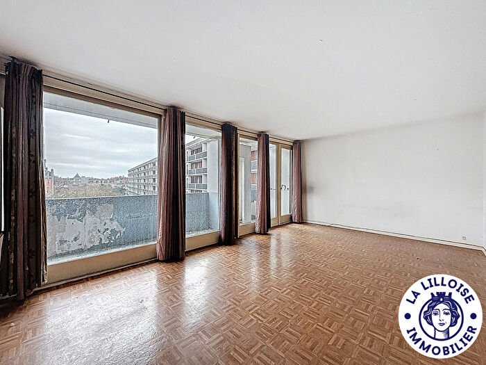 Appartement à vendre - Lille, Centre-ville, Euralille - 4 pièces - 3 chambres