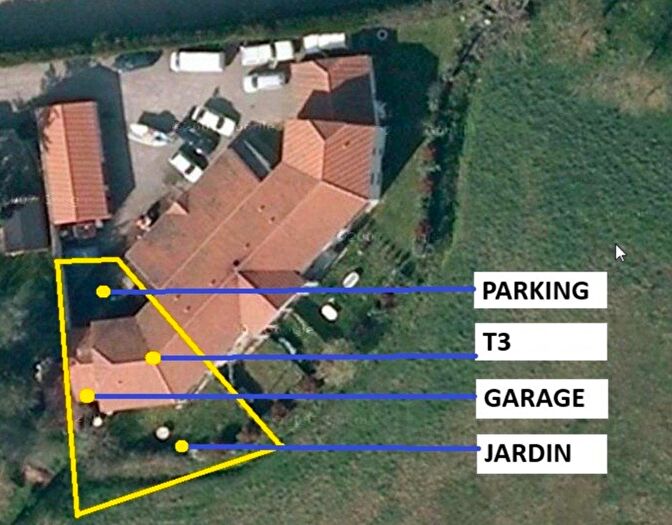 Appartement à vendre - Port-Saint-Père - 3 pièces - 2 chambres