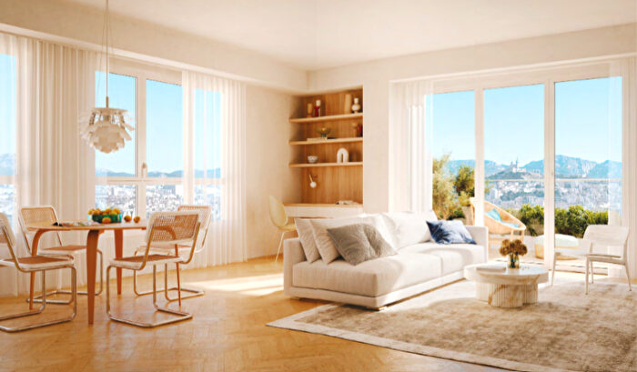 Appartement à vendre - Marseille e , Euroméditerranée - 2 pièces - 1 chambre