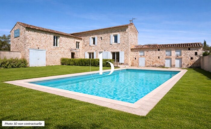 Maison à vendre - Goudargues - 5 pièces - 4 chambres