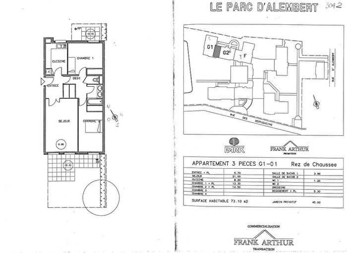 Meudon, Val Fleury : Appartement 3 pièces à louer