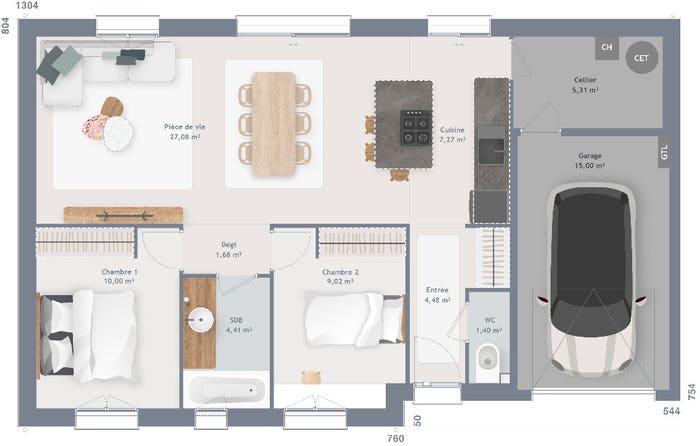 Maisons à vendre et appartements à louer - 2
