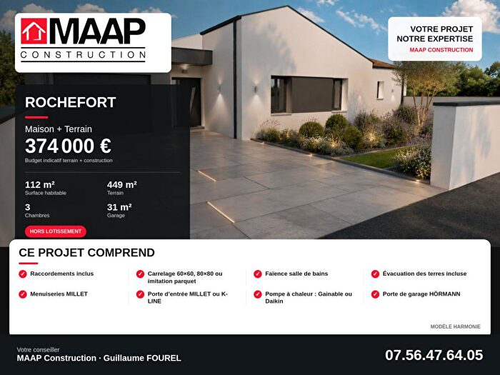 Maison 4 pièces à Rochefort, à vendre