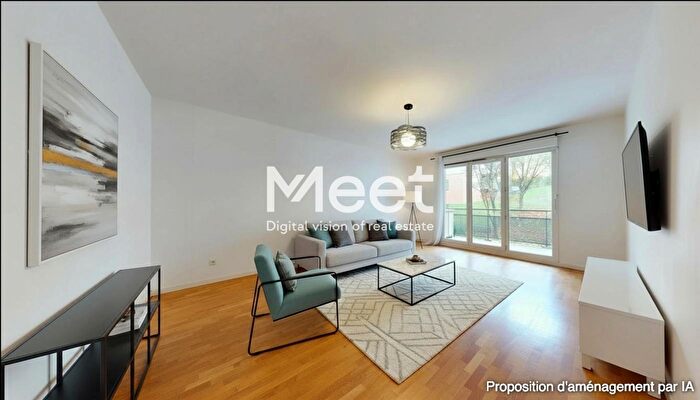 Appartement à vendre - Vitry-sur-Seine, Commune de Paris, Clos Langlois - 3 pièces - 2 chambres