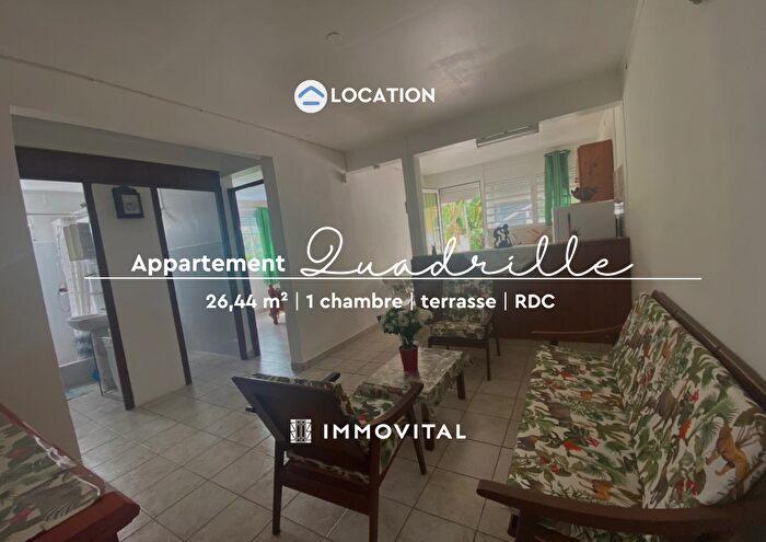 Appartement à louer - Baillif - 2 pièces - 1 chambre