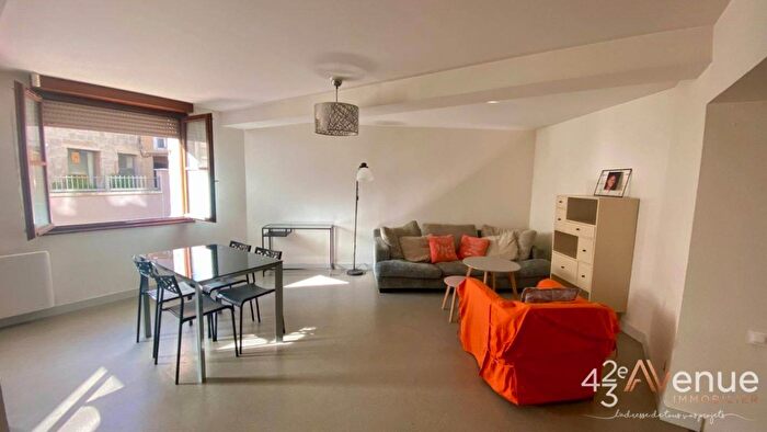 Appartement à louer - Côte Chaude-Montaud, Saint-Étienne - 2 pièces - 1 chambre
