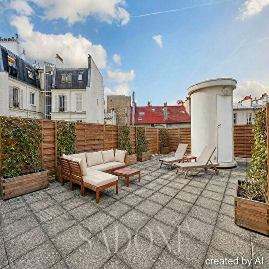 Appartement à vendre - Neuilly-sur-Seine, Parc de Neuilly - 3 pièces - 1 chambre