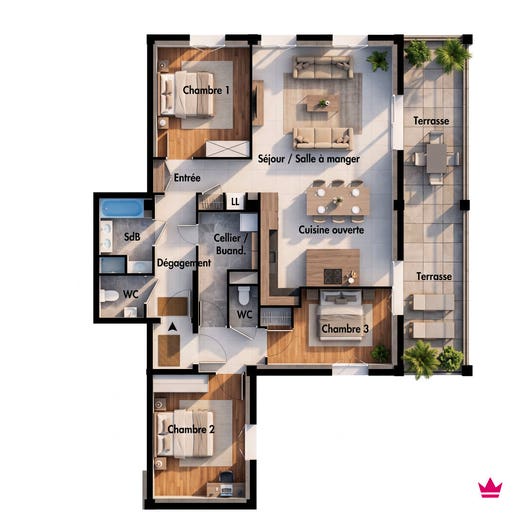 Maisons à vendre et appartements à louer - 3