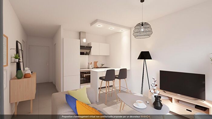 Appartement à louer - Villeurbanne, Poudrette, Les Brosses - 2 pièces - 1 chambre