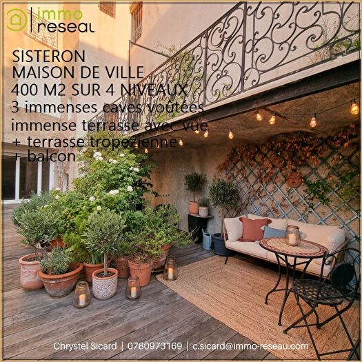Sisteron : Maison 8 pièces à vendre