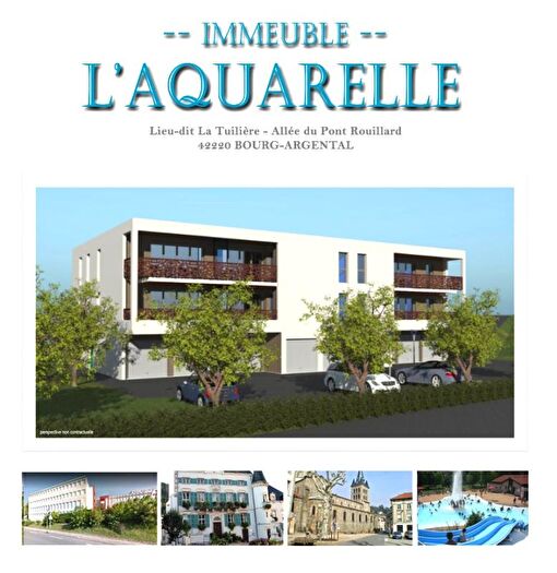 Appartement à vendre - Bourg-Argental - 3 pièces - 2 chambres