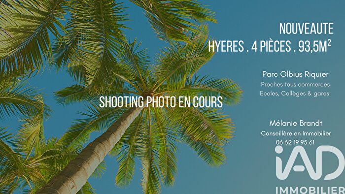 Appartement à vendre - Hyères, Gare, Godillot - 4 pièces - 3 chambres