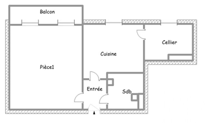 Appartement 1 pièce à vendre - Limoges, Aurence, Corgnac, Cité universitaire, Beaublanc