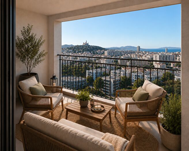 Marseille 15ème, Euroméditerranée : Maison 1 pièce à vendre