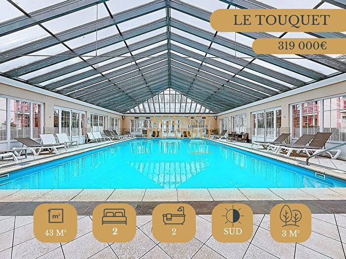 Appartement à vendre - Le Touquet-Paris-Plage, Sports, Stade, Hippodrome - 2 pièces - 1 chambre