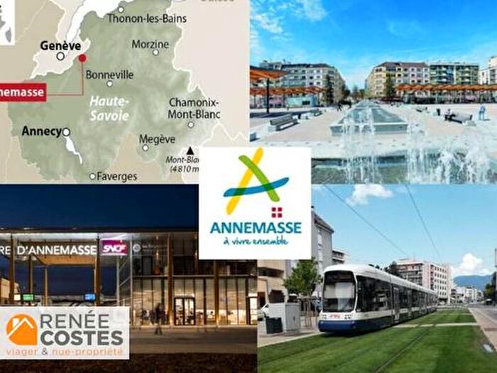 Appartement à vendre - Annemasse, Romagny - 3 pièces - 2 chambres