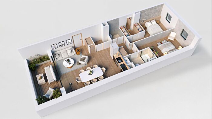 Appartement à vendre - Laval, Les Pommeraies - 3 pièces - 2 chambres