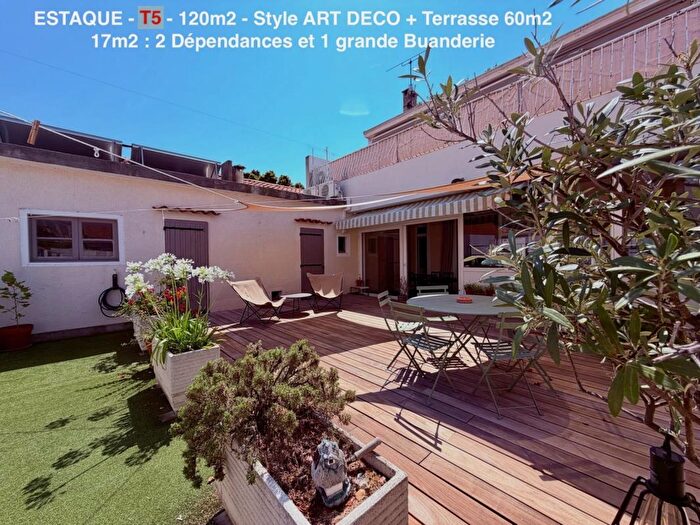 Marseille 16ème, L'Estaque : Appartement 5 pièces à vendre