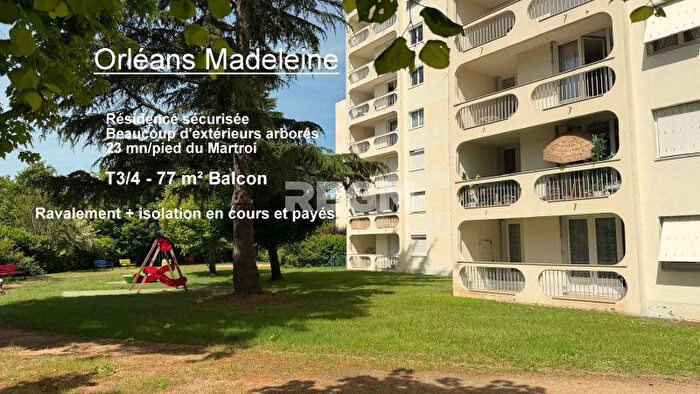 Appartement 4 pièces à vendre à Orléans, Faubourg Saint-Jean