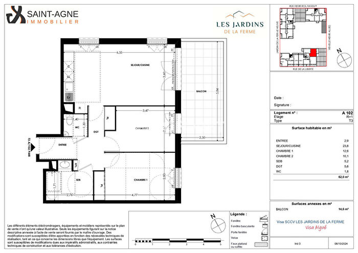 Grigny, Grigny, Gare - Appartement 3 pièces à louer