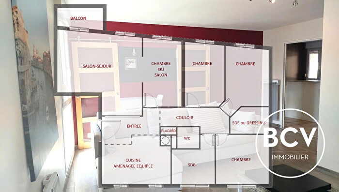 Appartement à vendre - Chartres, Hôtel Dieu, Grand Faubourg - 5 pièces - 4 chambres