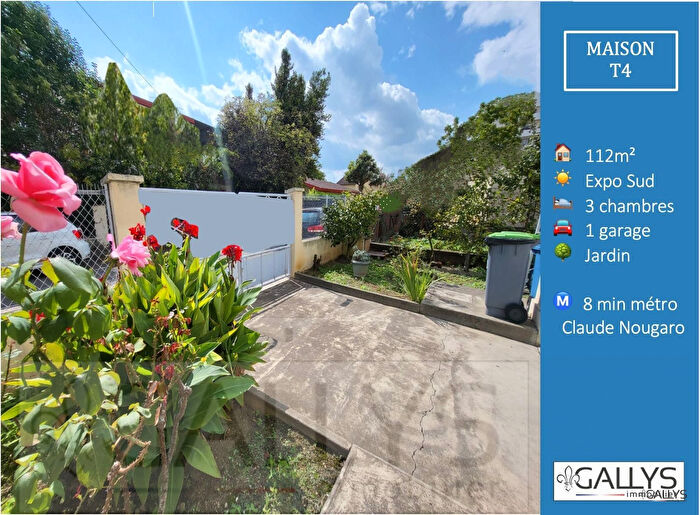 Maison à vendre - Toulouse, Les Minimes - 4 pièces - 3 chambres