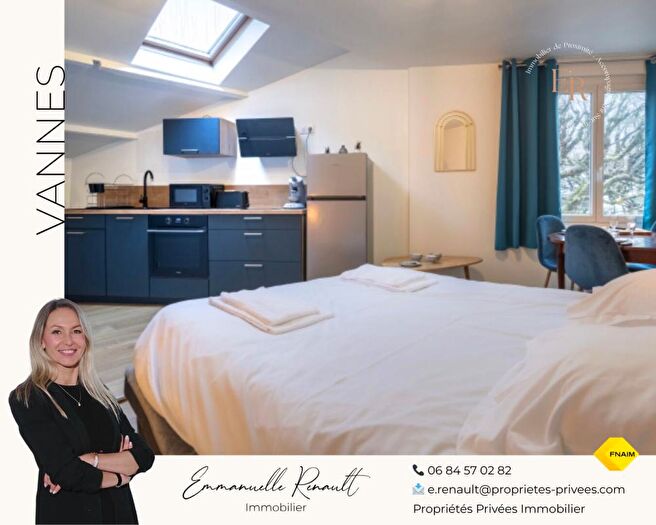 Appartement à vendre - Vannes, Centre-ville, Le Port - 1 pièce