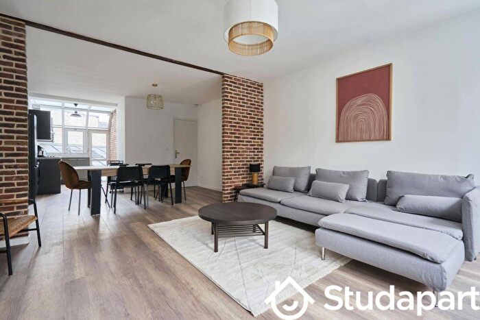 Appartement à louer - Vauban Esquermes, Lille - 1 pièce - 3 chambres