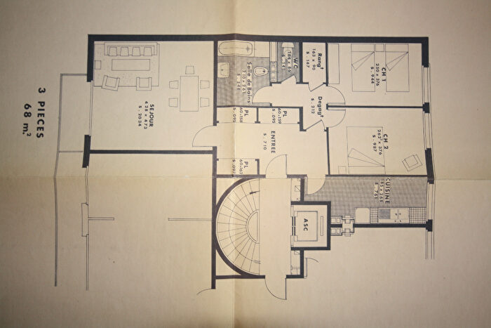 Appartement à vendre - Issy-les-Moulineaux, Val de Seine, Les Arches - 3 pièces - 2 chambres