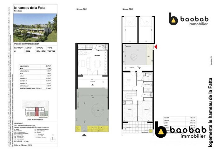Appartement 4 pièces à vendre - Novalaise