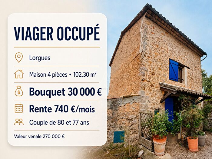 Maison 4 pièces à vendre - Lorgues
