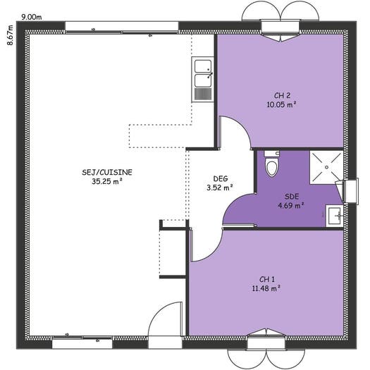 Maisons à vendre et appartements à louer - 3