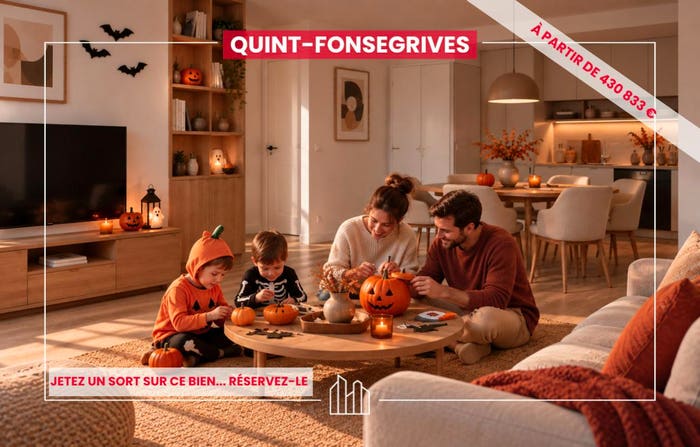 Quint-Fonsegrives - Maison 4 pièces à vendre