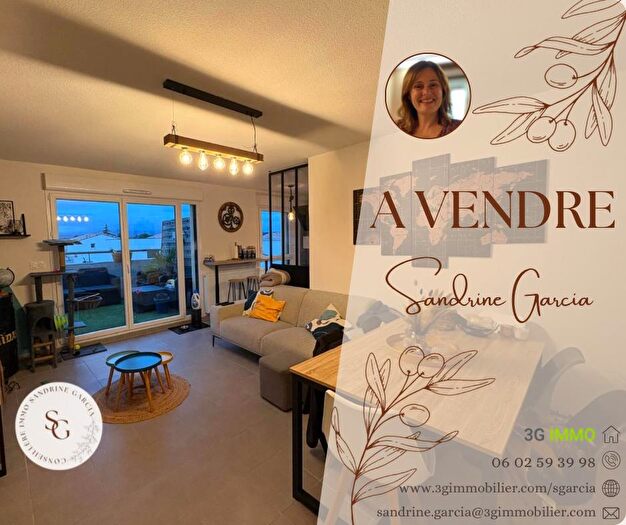 Appartement à vendre - Canet - 2 pièces - 1 chambre