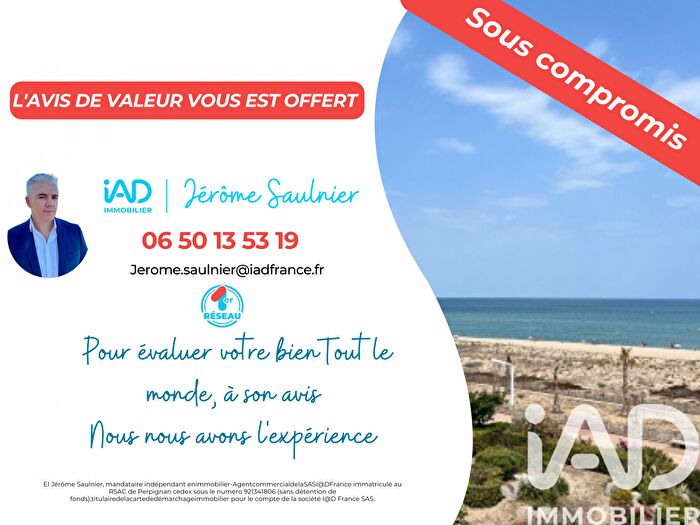 Appartement à vendre - Le Barcarès, Grande Plage, Cap de Front, Parc des Dosses - 1 pièce