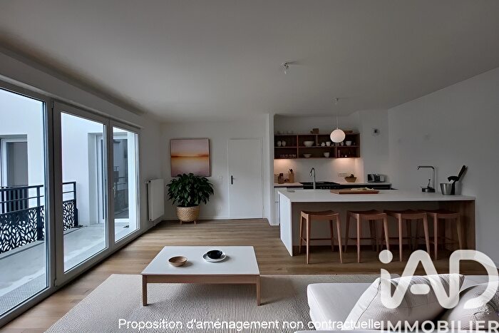 Appartement à vendre - Villeneuve-la-Garenne, Centre-ville - 3 pièces - 2 chambres