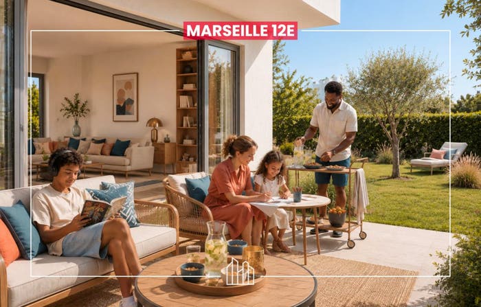 Maison 4 pièces à vendre à Marseille 12ème, Saint-Barnabé