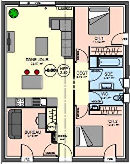 Maison à vendre - La Jarne - 4 pièces - 3 chambres
