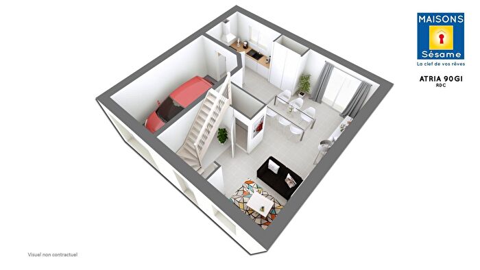 Maison à vendre - Péroy-les-Gombries - 5 pièces - 4 chambres