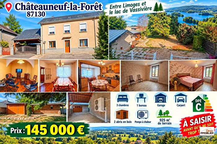 Châteauneuf-la-Forêt : Maison 6 pièces à vendre