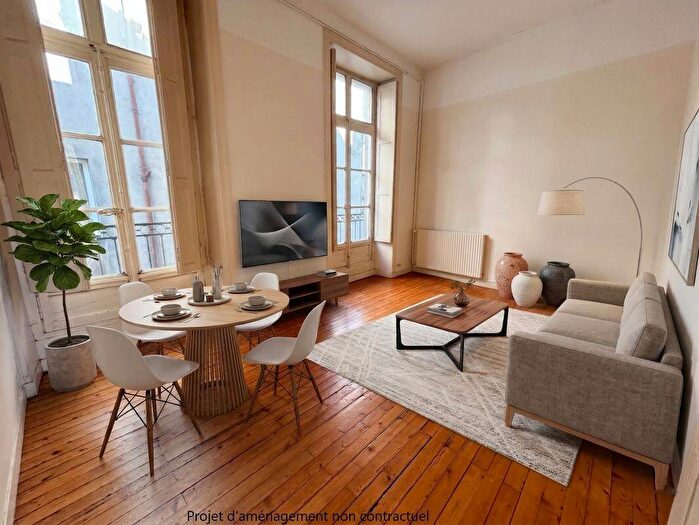 Appartement à louer - Graslin-Commerce, Nantes - 3 pièces - 2 chambres