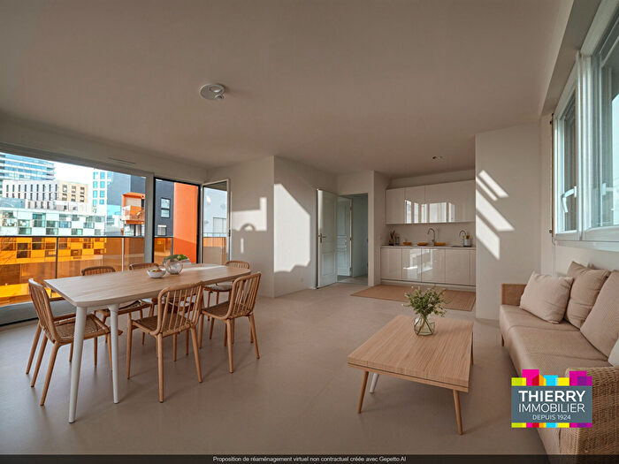 Appartement à vendre - Nantes, Malakoff - 3 pièces - 2 chambres